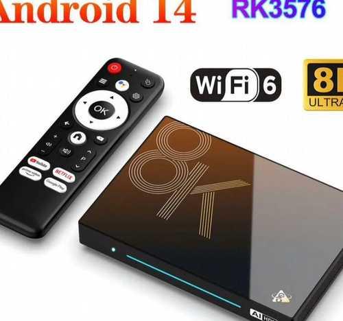 H96 MAX M9S Android TV 14 8/128GB