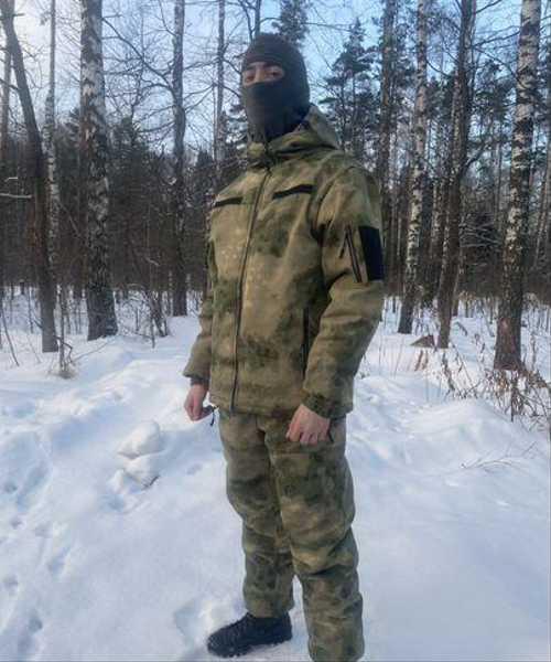Зимний костюм зимняя форма Softshell 2 Мох