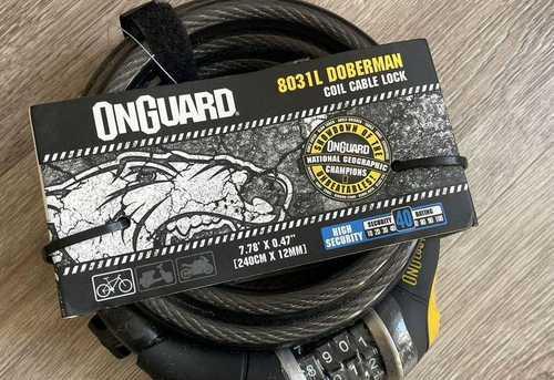 Велосипедный замок onguard doberman