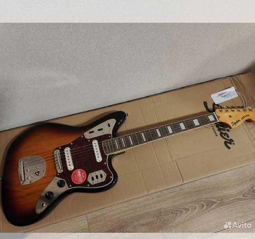 Новый Fender Squier Classic Vibe '70s Jaguar Sun