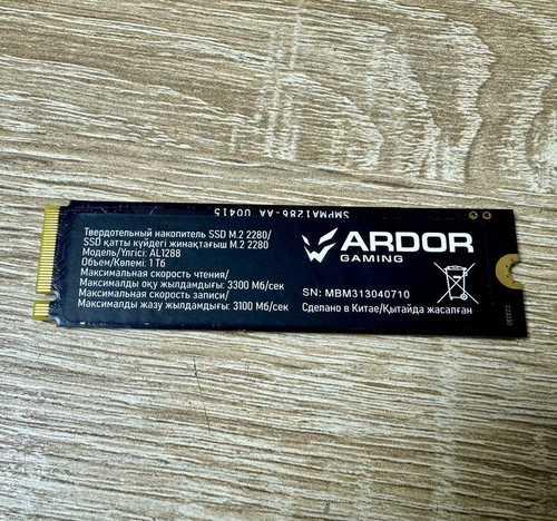 Ssd m.2 Ardor Gaming Ally AL1288 1 tb