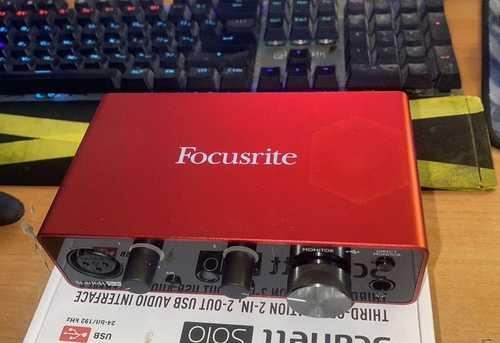 Focusrite scarlett solo 3rd gen