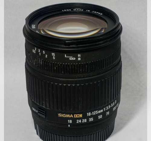 Sigma 18-125 3.5-5.6 APS-C Sony A