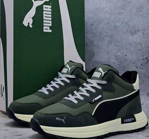 Зимние мужские кроссовки Puma с мехом