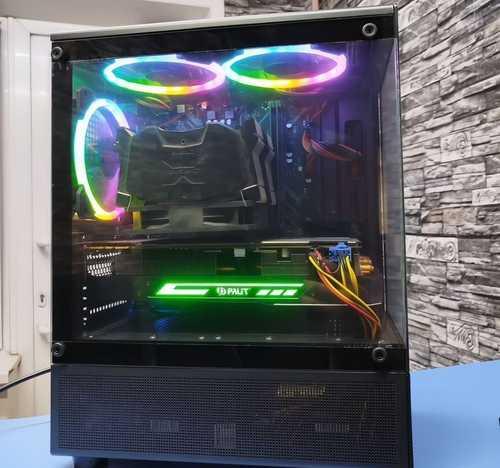 Игровой ПК, Ryzen 5 2600, GeForce GTX 1070 Ti, RAM 16 ГБ