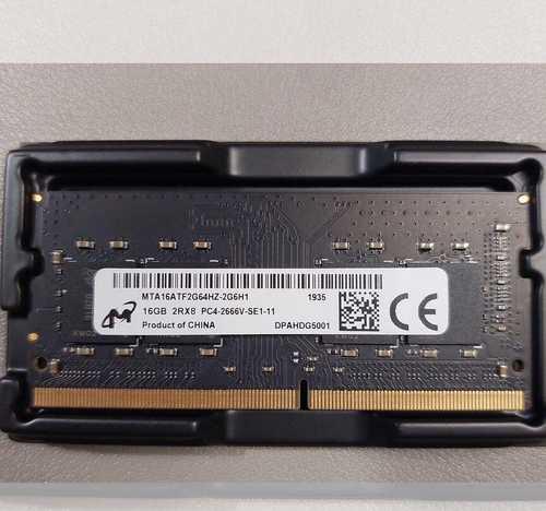 Sodimm ddr4 16gb 2666 Micron