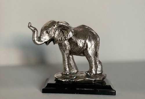 Статуэтка Слон серебро