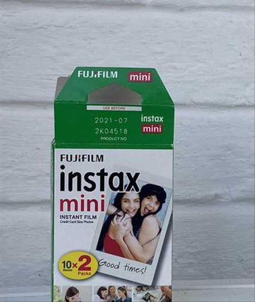 Fujifilm instax mini кассета просрочка