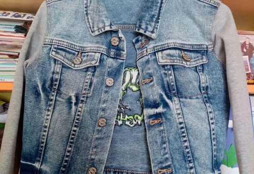 Куртка джинсовая детская, 122