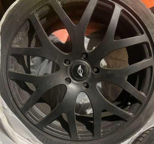 Литые диски r19 с шинами Continental