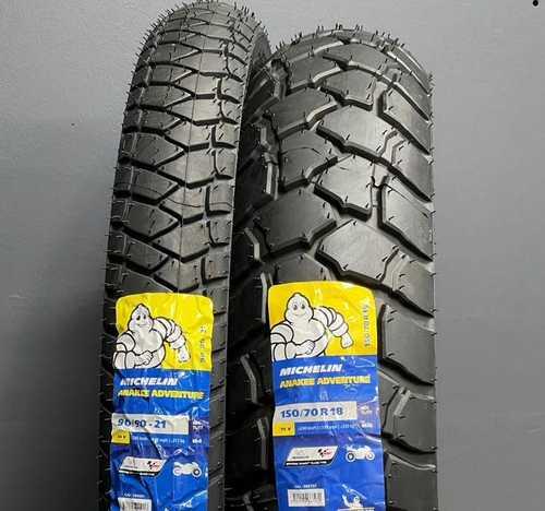 Michelin Anakee Adventure 90/90-21 и 150/70-18