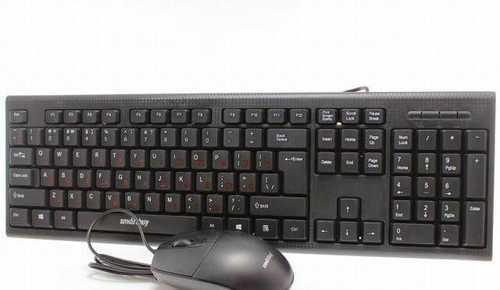 Проводной комплект клавиатура + мышь Smartbuy ONE