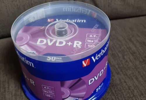 Verbatim 4,7 гб DVD + R 50 шт