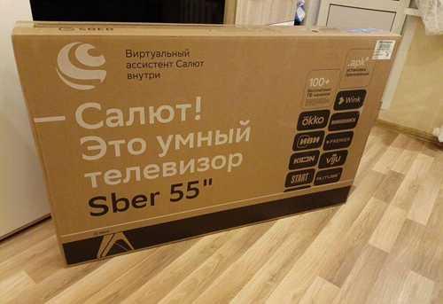 SMART TV телевизор sber sdx-55u4127