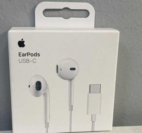 Наушники earpods type-c, оригинал 100%