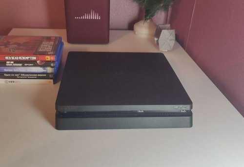 Sony playstation 4 slim 1tb с играми