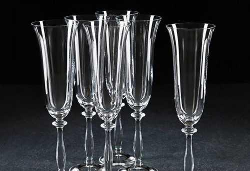 Набор бокалов для шампанского Bohemia Crystal «Анж