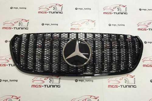 Решетка GT- All Black дистроник Mercedes-Benz