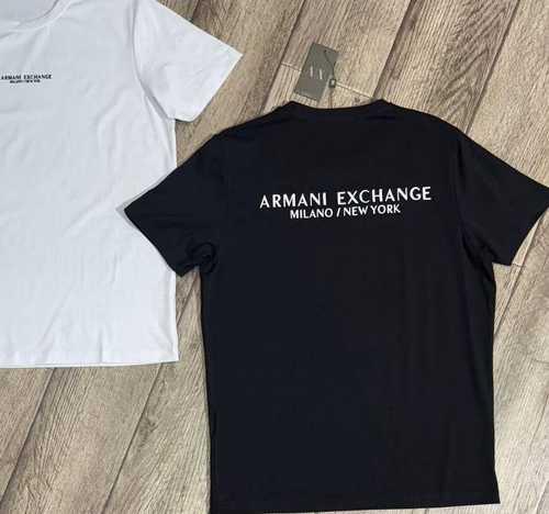 Футболка Armani white&black