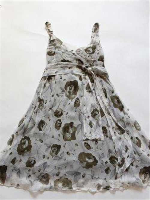 Шёлковое платье сарафан Twin-Set
