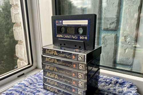 Аудиокассеты Agfa Carat FeCr-90+6