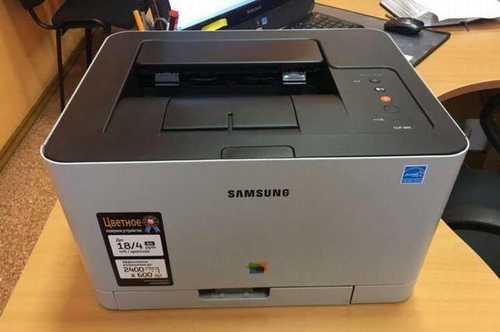 Новый лазерный принтер Samsung clp-365/900 листов