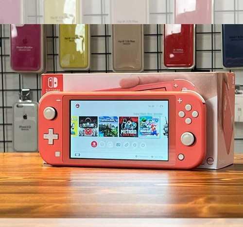 Новая Прошитая Nintendo Switch Lite 64gb