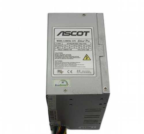 Блок питания Ascot 450W ATX 24 4/6PCI-E/1sata/2x80