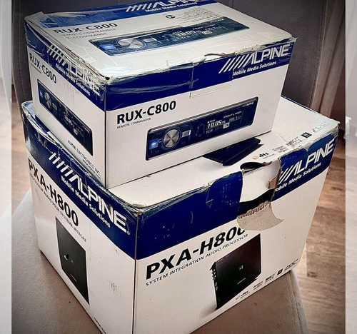 Продам Alpine PXA-H800 + RUX-C800