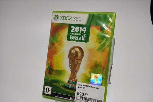 Игра на xbox 360 FIFA World Cup Brazil б/у