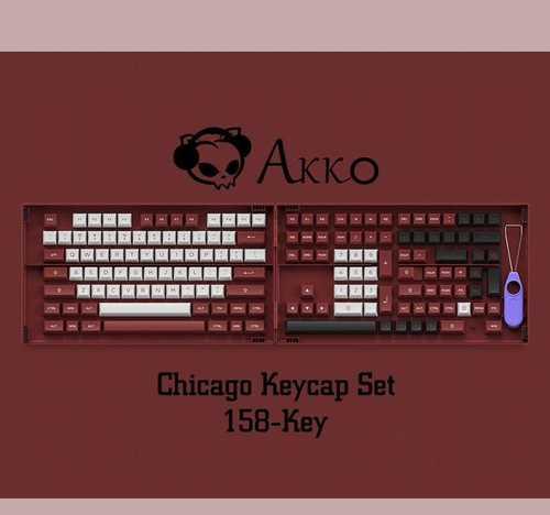 Кейкапы Akko PBT ASA Profile Chicago