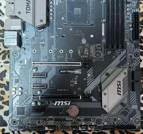 Материнская плата MSI B450 tomahawk AM4