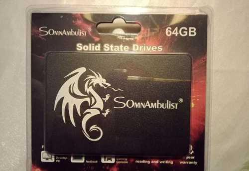 SSD 64 гб новый в коробке