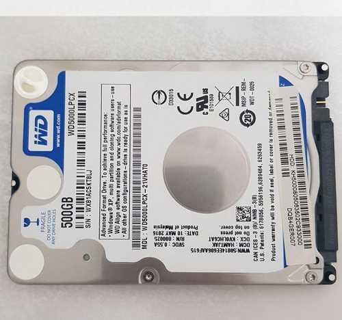 Hdd 500 Гб для ноутбука