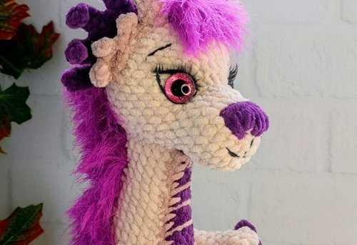 Вязаные драконы ручной работы