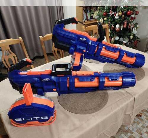 Nerf Titan CS-50 (пулемет, миниган)