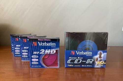 Диски CD-R Verbatim, дискеты 3, 5" Verbatim