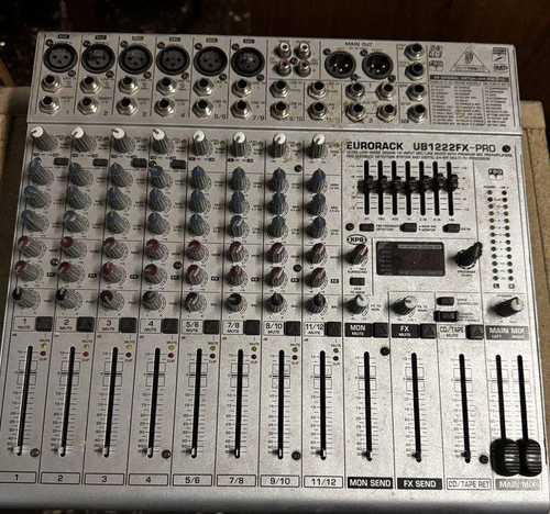 Микшерный пульт behringer 1222fx pro