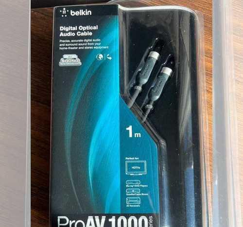 Belkin ProAV1000 оптический аудио кабель(toslink)