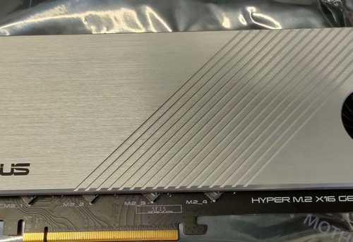 Asus hyper m.2 x16 Gen 4 Card