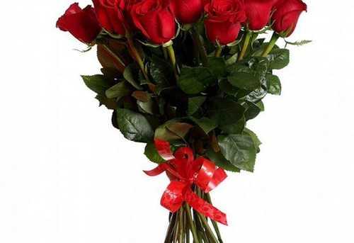 Букет из 15 красных роз. Цветы с доставкой