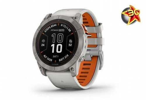 Часы Garmin Fenix 7X Pro Sapphire Solar White