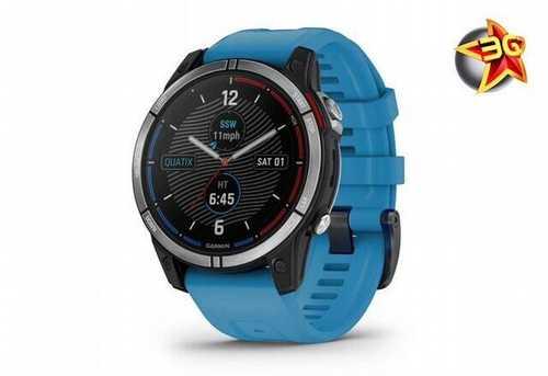 Часы Garmin Quatix 7 Black Blue 010-02540-61