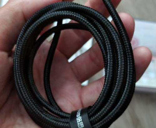 USB type-c кабель Baseus, зарядки ноутбука, 100w