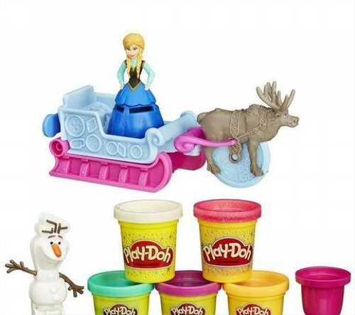 Play-doh пластилин Холодное сердце Анна, Олаф,Свен