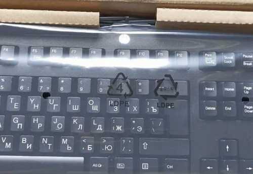 Комплект проводная клавиатура и мышь HP