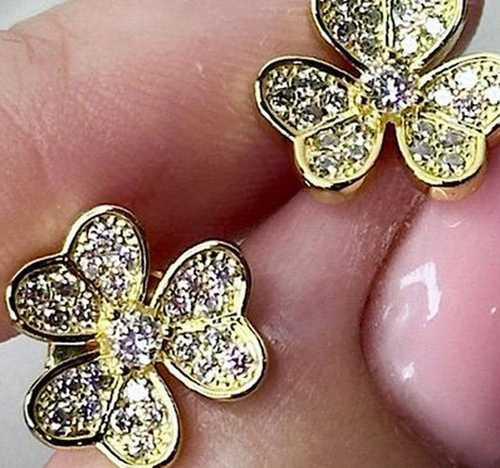 Серьги Van Cleef Frivole, миниатюрная модель