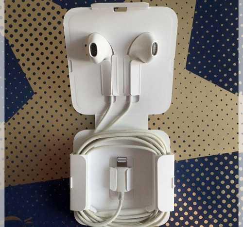 Наушники проводные apple earpods lightning (оригин