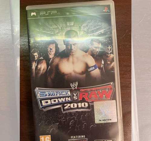 Smack down vs raw 2010 для psp