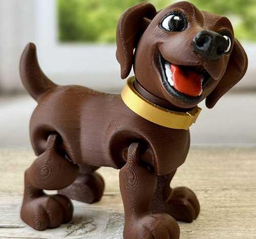 Щенок лабрадора 3D игрушка подвижная